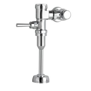 american standard 6045.101.002 exposed manual 3/4-inch top spud 1.0 gpf urinal flush valve, polished chrome