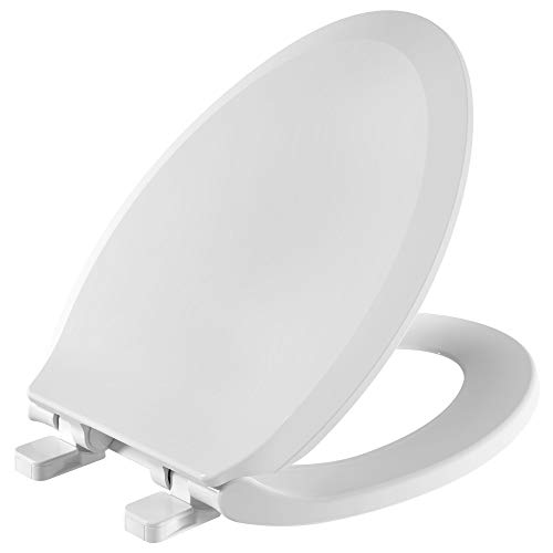 American Standard 5503A00B.020 Slow Elongated Closed Front Toilet Seat, White