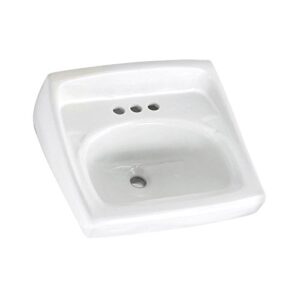 american standard 0355012.020 0355.012.020 wall-mount lavatory sink, 1.25 in, white