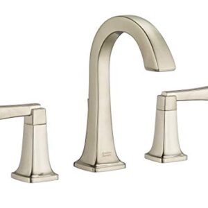 American Standard 7353801.295 Townsend 8-Inch Widespread High-Arc Bathroom Faucet with Two Handles, Brass, Brushed Nickel