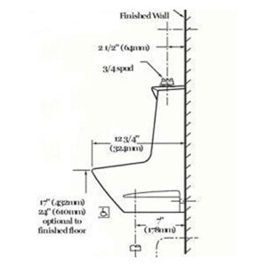 American Standard 6581001.02 6581.001.020 Urinal, White