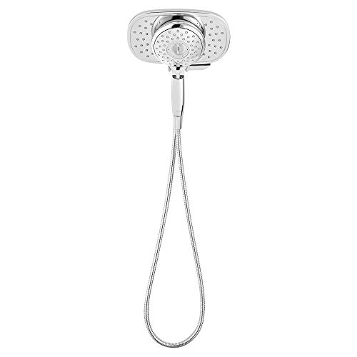 American Standard 9038254.002 Spectra Plus Duo 4-Function 2-in-1 Handheld and Fixed Shower Head 1.8 GPM, Polished Chrome