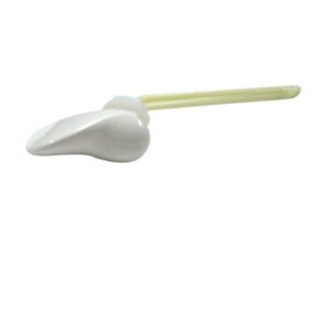 american standard trip lever assembly, plastic white 2 in x 2 in