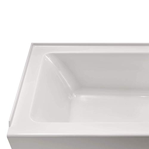 American Standard 2973202.011 Studio Integral Apron Bathtub Left Drain 60 in. x 30 in. in Arctic White