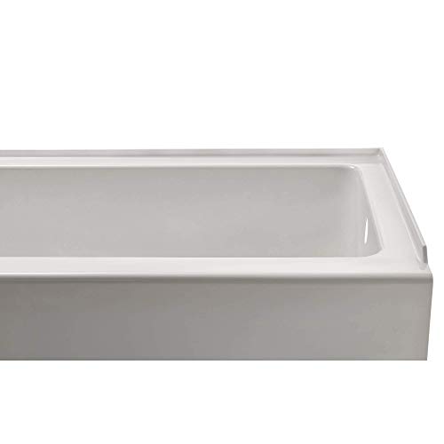 American Standard 2973202.011 Studio Integral Apron Bathtub Left Drain 60 in. x 30 in. in Arctic White