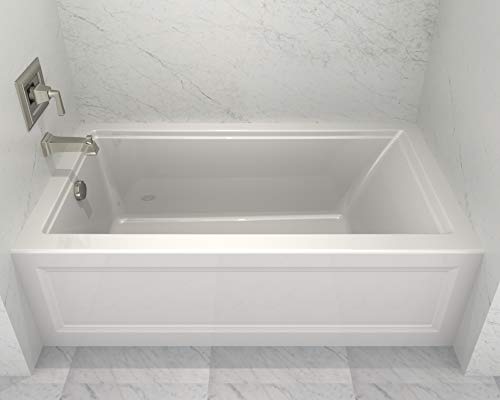 American Standard 2544102.02 Town Square S 60"x32" Bathtub-Right Drain, White