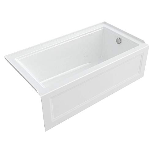 American Standard 2544102.02 Town Square S 60"x32" Bathtub-Right Drain, White