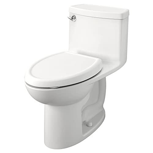 American Standard Compact Cadet 3 Flowise 4 Toilet, Elongated, Chair Height, White Toilet with Toilet Seat included