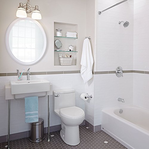 American Standard Compact Cadet 3 Flowise 4 Toilet, Elongated, Chair Height, White Toilet with Toilet Seat included