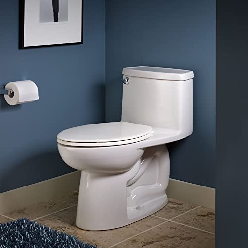 American Standard Compact Cadet 3 Flowise 4 Toilet, Elongated, Chair Height, White Toilet with Toilet Seat included