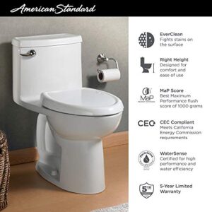 American Standard Compact Cadet 3 Flowise 4 Toilet, Elongated, Chair Height, White Toilet with Toilet Seat included