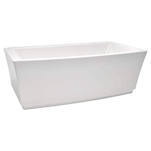 American Standard 2691004.020 Townsend 68 in. Acrylic Freestanding Soaker Bathtub, White