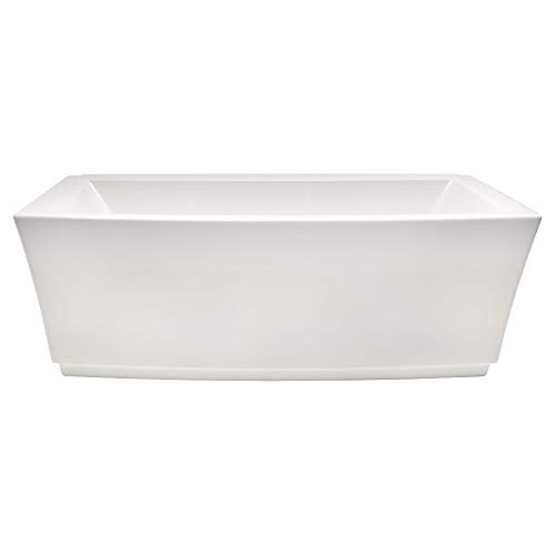 American Standard 2691004.020 Townsend 68 in. Acrylic Freestanding Soaker Bathtub, White