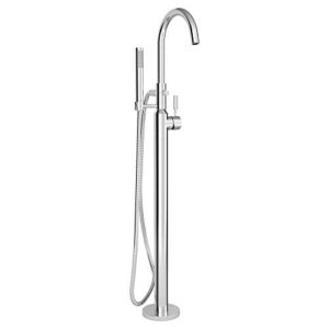 american standard 2764951.002 one-handle freestanding tub faucet with handheld shower, polished chrome