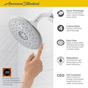 American Standard 9035374.002 Spectra+ Touch 4-Function Shower Head, 2.5 GPM, Polished Chrome