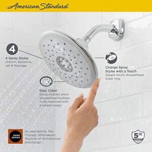 American Standard 9035374.002 Spectra+ Touch 4-Function Shower Head, 2.5 GPM, Polished Chrome