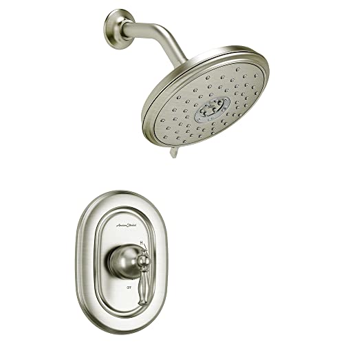 American Standard TU440507.295 Quentin Trim Kit with Water-Saving Shower Head and Cartridge, Brushed Nickel