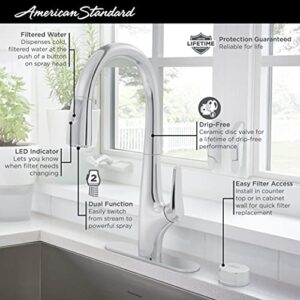 American Standard 4902330.002 Saybrook Dual-Spray Filtered Kitchen Faucet in Polished Chrome