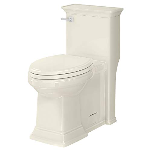 American Standard 2851A104.222 Town Square S Right Height Elongated One-Piece Toilet with Seat, Linen