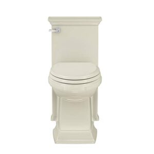 American Standard 2851A104.222 Town Square S Right Height Elongated One-Piece Toilet with Seat, Linen