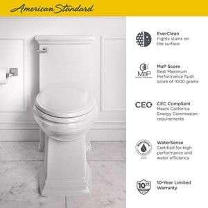 American Standard 2851A104.222 Town Square S Right Height Elongated One-Piece Toilet with Seat, Linen