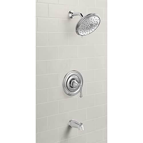 American Standard TU420502.295 Portsmouth Round Tub and Shower Trim Kit with Cartridge, Brushed Nickel