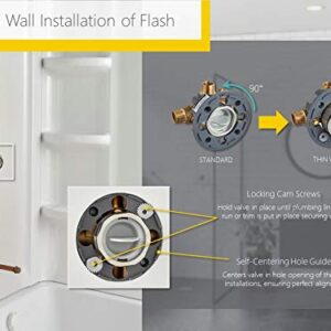 American Standard TU440508.002 Quentin Tub Trim Kit with Water-Saving Shower Head and Cartridge, Polished Chrome