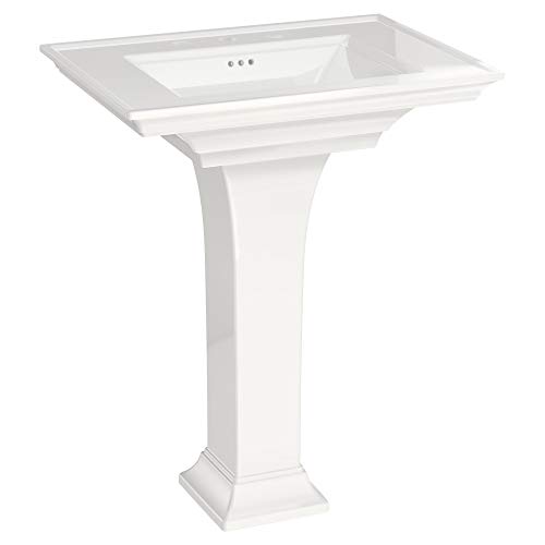 American Standard 297800.02 Town Square S Pedestal Sink-8" Centers, White