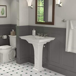 American Standard 297800.02 Town Square S Pedestal Sink-8" Centers, White