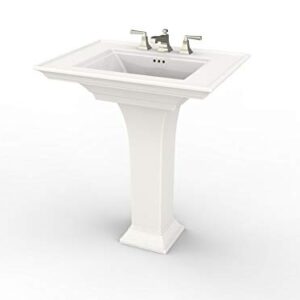 American Standard 297800.02 Town Square S Pedestal Sink-8" Centers, White