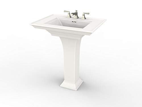 American Standard 297800.02 Town Square S Pedestal Sink-8" Centers, White