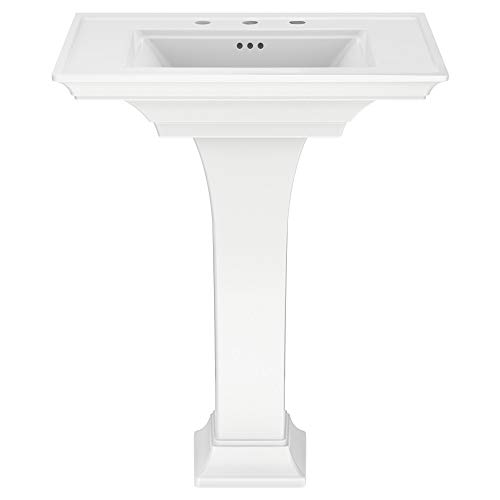 American Standard 297800.02 Town Square S Pedestal Sink-8" Centers, White