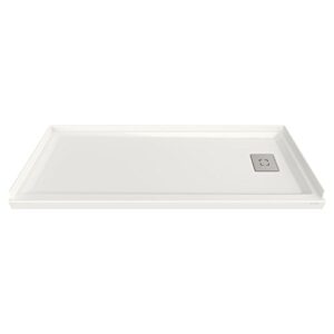 american standard a8001l-rho.020 studio 60″ x 30″ acrylic shower base – right drain, white