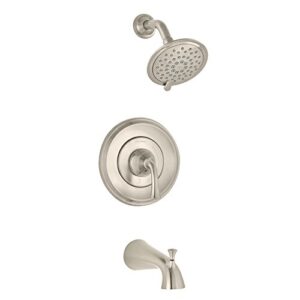 american standard t106502.295 romantic patience pb bath/shower trim bn, brushed nickel