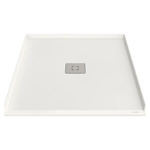 american standard a8009d-fco.020 studio 38″ x 38″ acrylic shower base – center drain, white