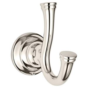 american standard 7052210.013 delancey robe hook, polished nickel