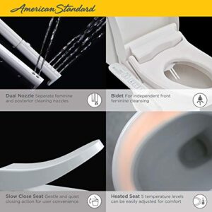 American Standard 8013A80GPC-020 Advanced Clean AC 1.0 Spa let Bidet Seat With Side Panel Operation