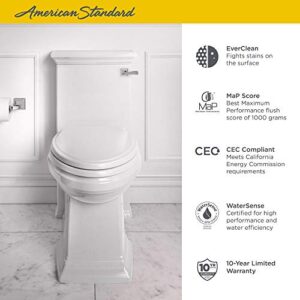 American Standard 2851A105.020 Town Square S Right Height Elongated One-Piece Toilet with Seat, White