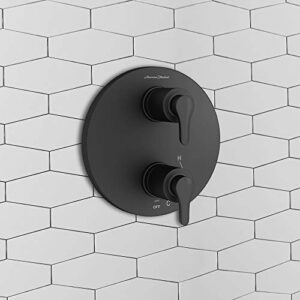 American Standard TU105740.243 Studio S 2-Handle Integrated Shower Diverter Trim Only, Matte Black