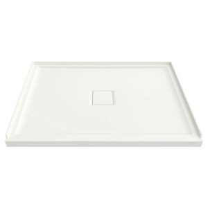 american standard 4836sm-col.218 townsend 48 x 36 inch solid surface shower base, soft white