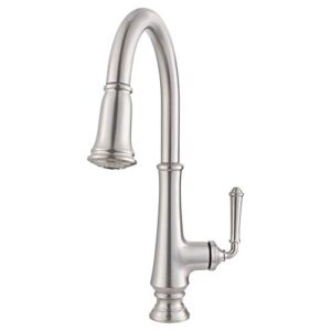 american standard 4279300.075 delancey pull-down kitchen ss, stainless steel