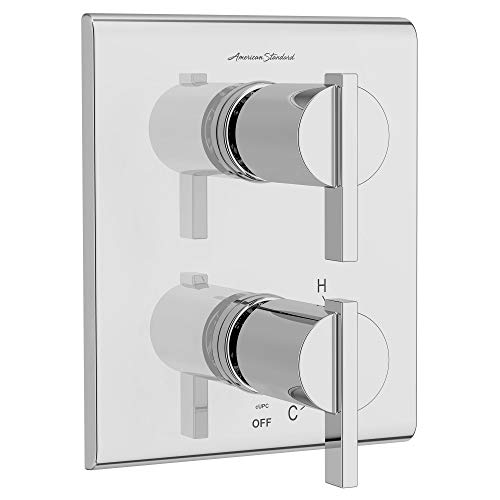 American Standard TU184740.002 Time Square 2-Handle Integrated Shower Diverter Trim Only, Chrome