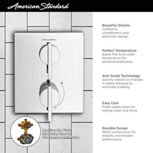 American Standard TU184740.002 Time Square 2-Handle Integrated Shower Diverter Trim Only, Chrome