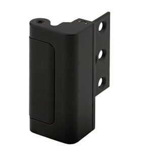 prime-line u 11449 door reinforcement lock, matte black