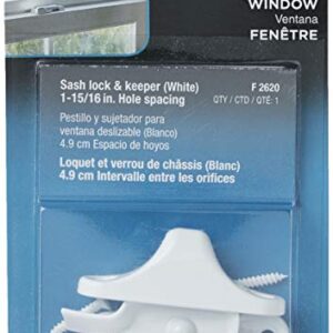 Prime-Line F 2620 Spring Cam Action Window Sash Lock, White, Pack of 36