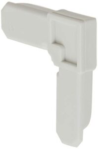 prime-line mp7729-50 screen frame corner, 5/16 inch x 3/4 inch, white plastic, pack of 50