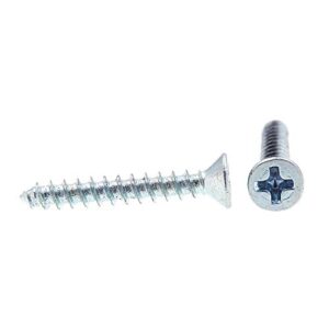 Prime-Line 9033969 Wood Screws, Flat Head, Phillips Drive, #2 X 5/8 in, Zinc Plated Steel, (50-pack)