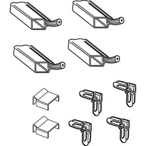 Prime-Line MP8239 Screen Frame Kit, 7/16 inch x 3/4 x 36 in, Aluminum, Mill Finish, Includes Vinyl Spline and Square-Cut Corners, (1 set)