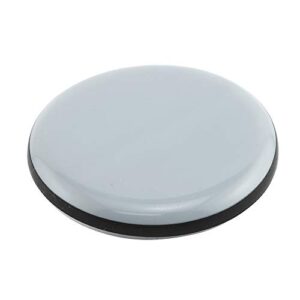 prime-line mp75203 2 inch round, gray plastic (4-pack)