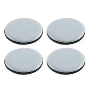 Prime-Line MP75203 2 inch Round, Gray Plastic (4-Pack)